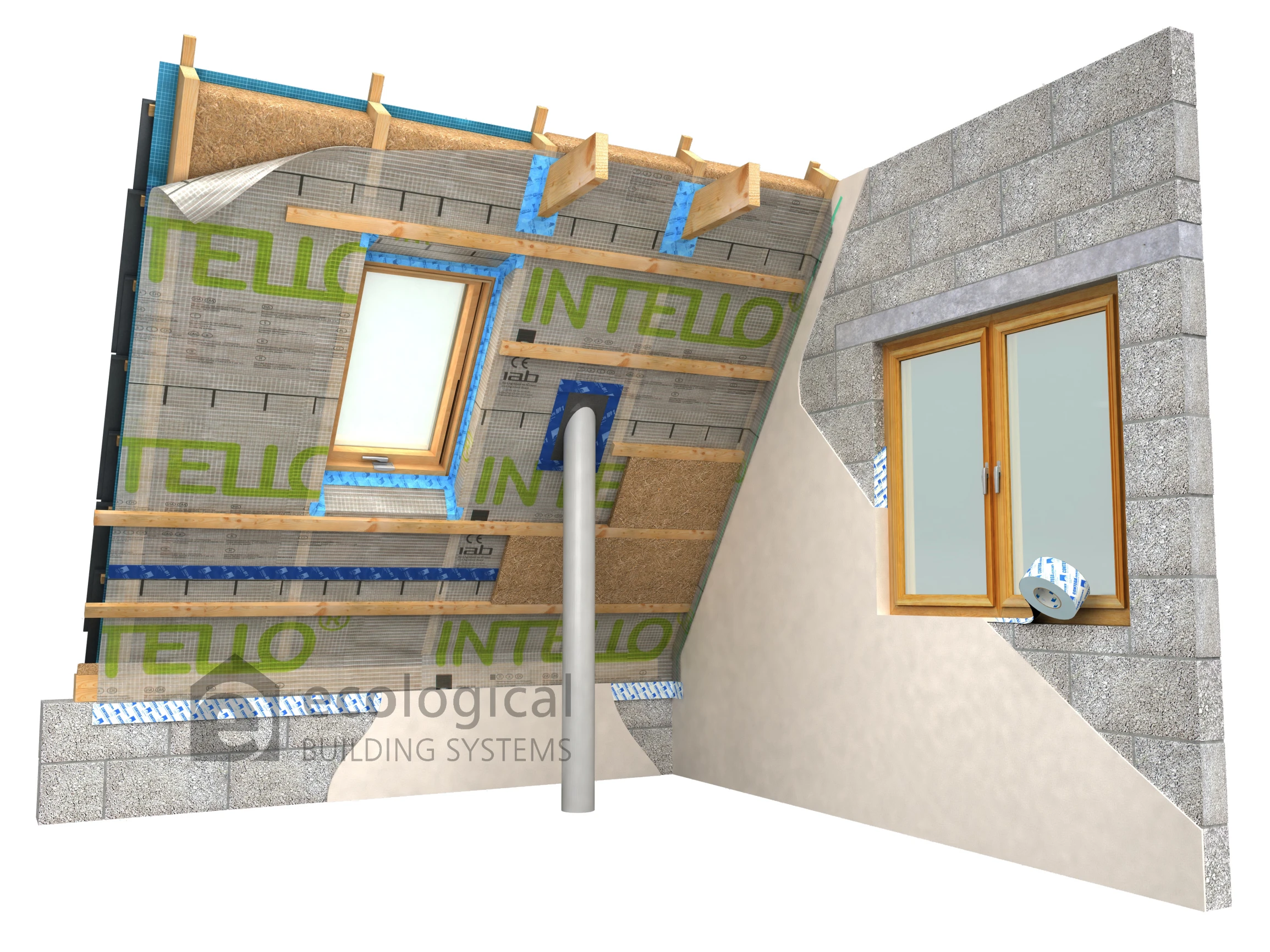 Pro Clima Intello Plus - Airtight Vapour Control Membrane | Ecological Building Systems